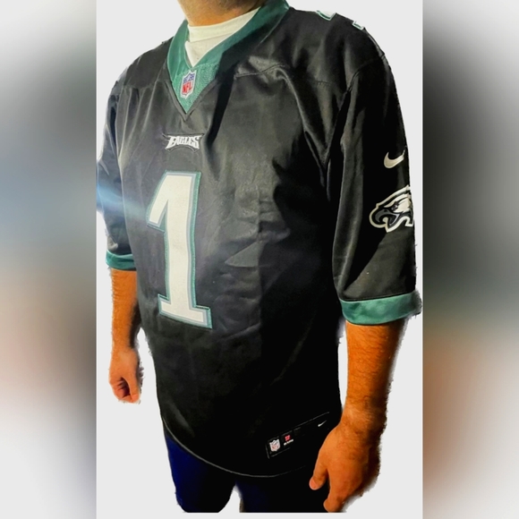 Nike | Shirts | Nwot Eagles Nike Black Jersey | Poshmark
